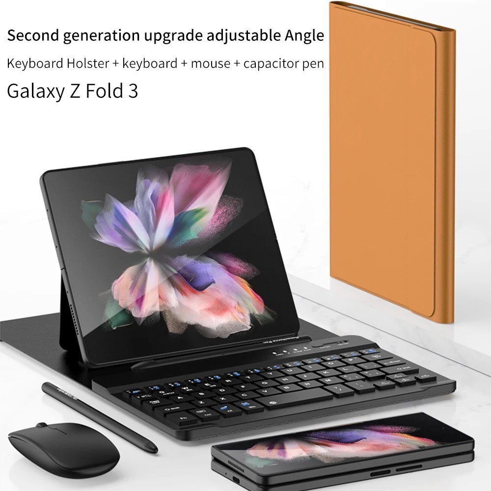Magnetic Bluetooth Wireless Keyboard Folding Holder Leather Case For ...