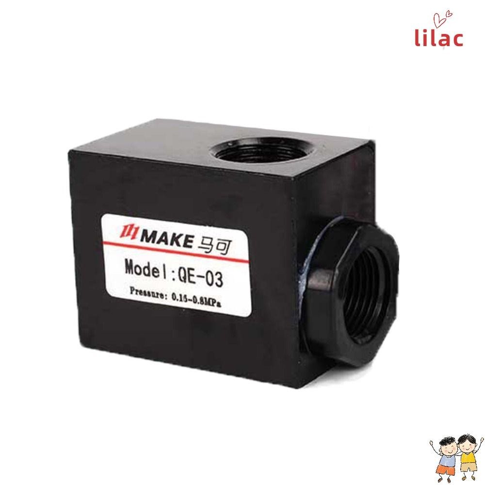 LAC Exhaust Valve, Pneumatic One Way, Pneumatic Valve QE-03 3/8PT Quick ...