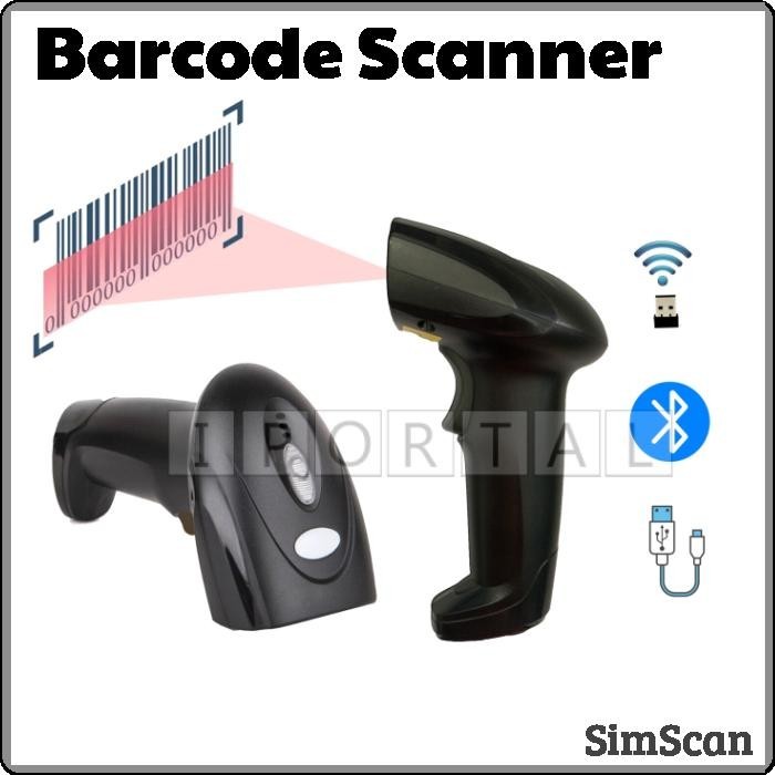 2D QR Barcode Scanner Reader Wireless 2.4G Bluetooth Wired | Shopee ...