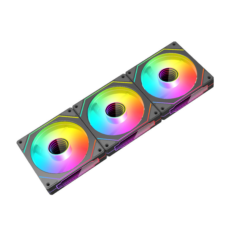 keepdreaming 12cm ARGB 5V 3Pin 4 Pin PWM Quiet Cooling Fan Infinity ...