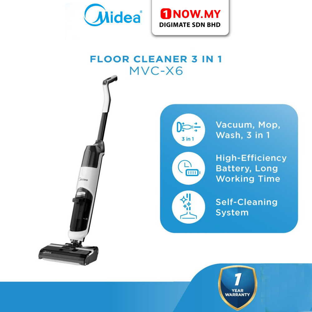 MIDEA Wet & Dry Vacuum Cleaner MVC-X6 | Great Floor Cleaner 3 In 1 With ...
