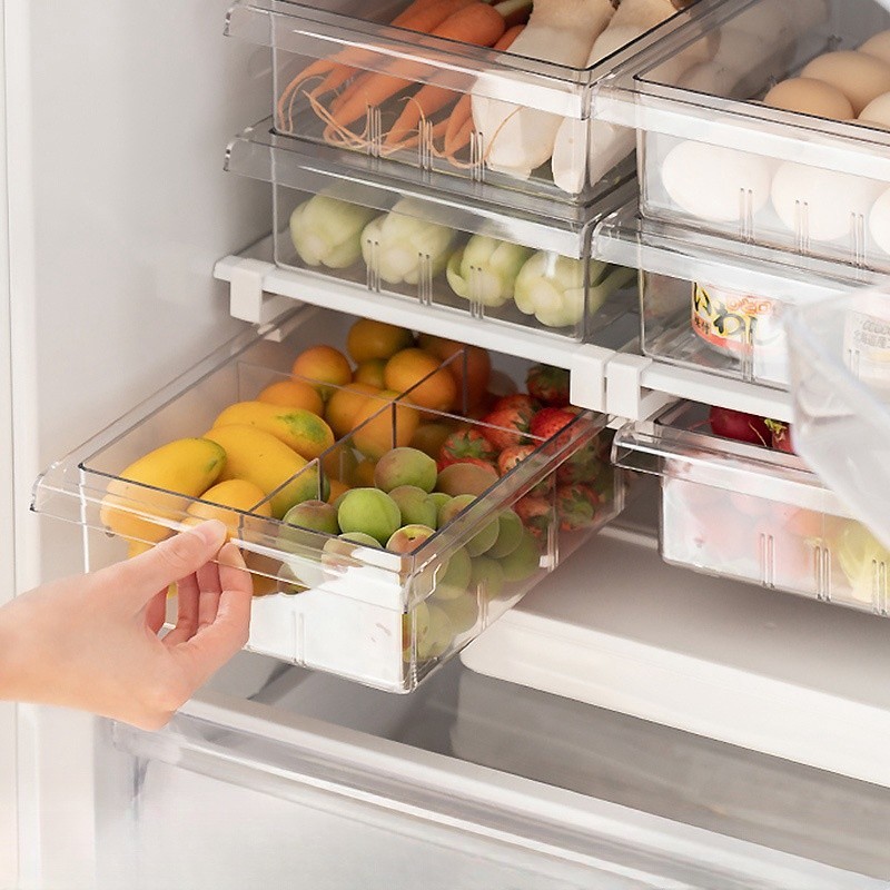 Refrigerator Drawer Type Fresh-keeping Box Hanging Egg Box Vegetable ...