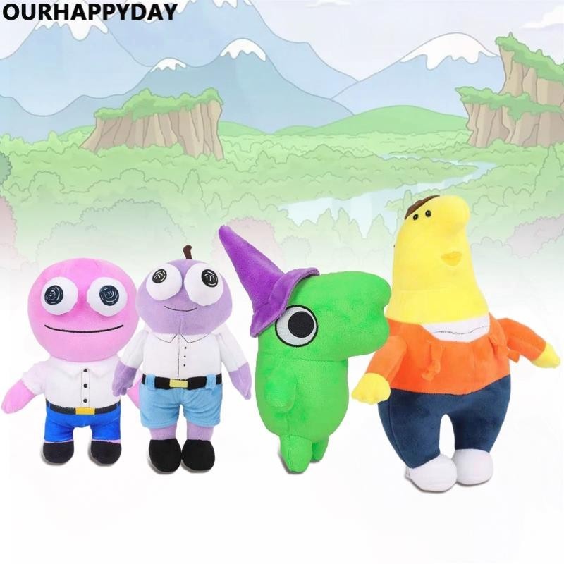 38cm Smiling Friends Plush Toys Mr Frog Children Stuffed Doll Toy ...