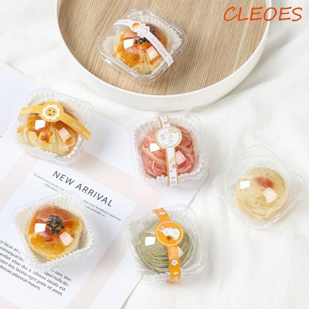 CLEOES 20 Sheets/Set Mooncake Box Rabbit Sticker, Sealing Handmade ...