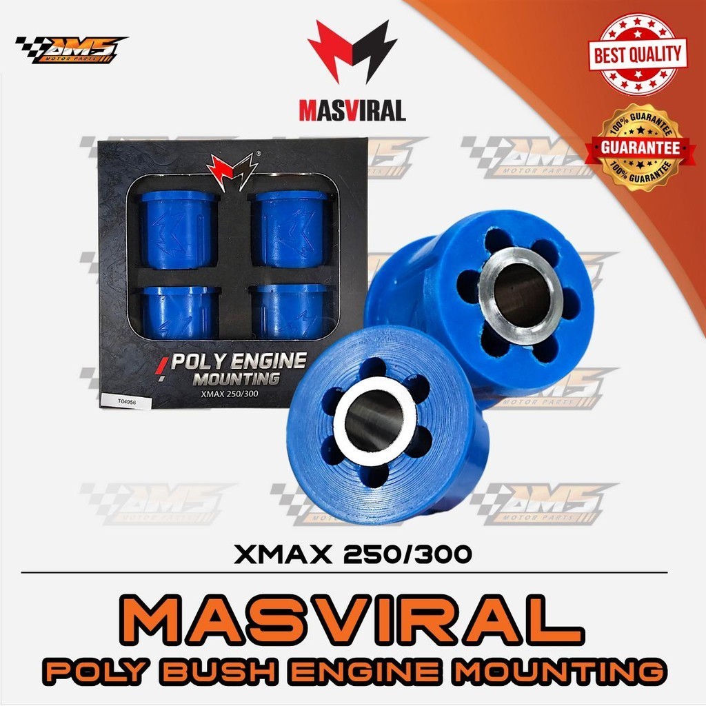 MASVIRAL ENGINE MOUNTING POLYBUSH FOR XMAX | Shopee Malaysia