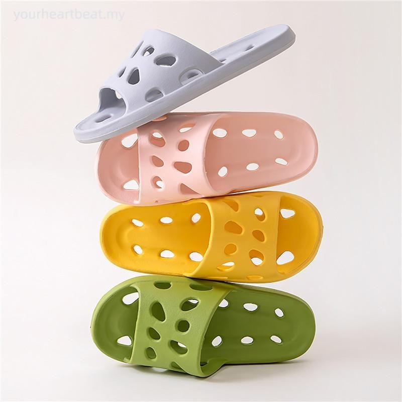 Ultra Light Eva Hole Slippers For Bathroom Toilets Molded Monolithic ...