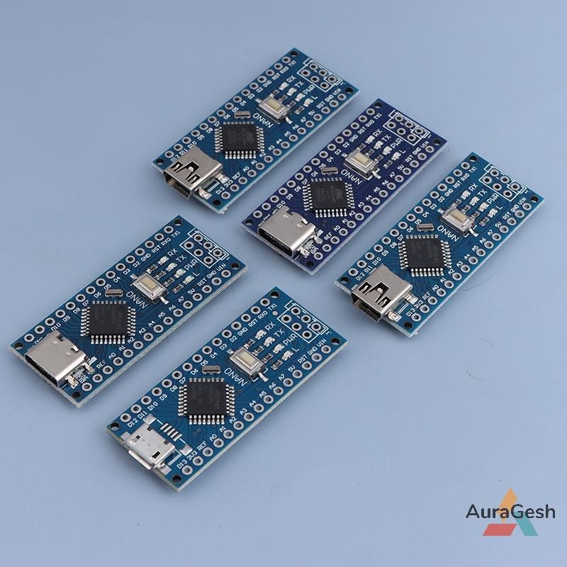 [AuraGesh] MINI USB For Nano V3.0 ATmega328P CH340G Micro-controller ...