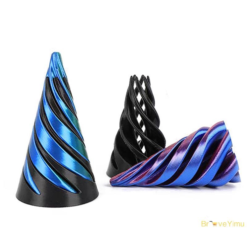 [BraveYimu] New 3D Printed Spiral Cone Toy Impossible Pyramid ...