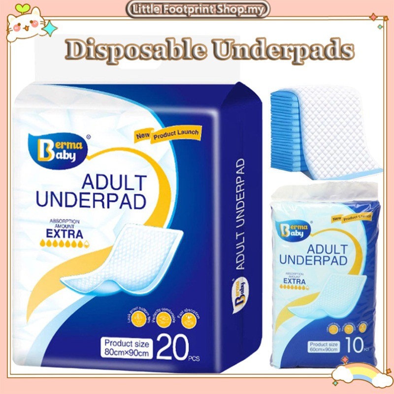 10/20PCS Medical Nursing Disposable Underpad for Adult Nursing Pad ...