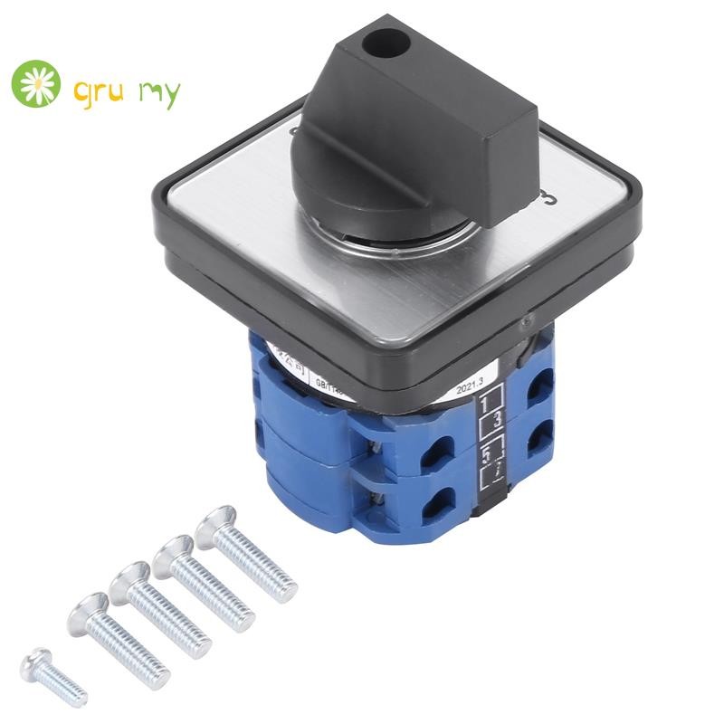 660V 20A Switch 4-Position 2 Pole Rotary Selector Universal Rotary Cam ...