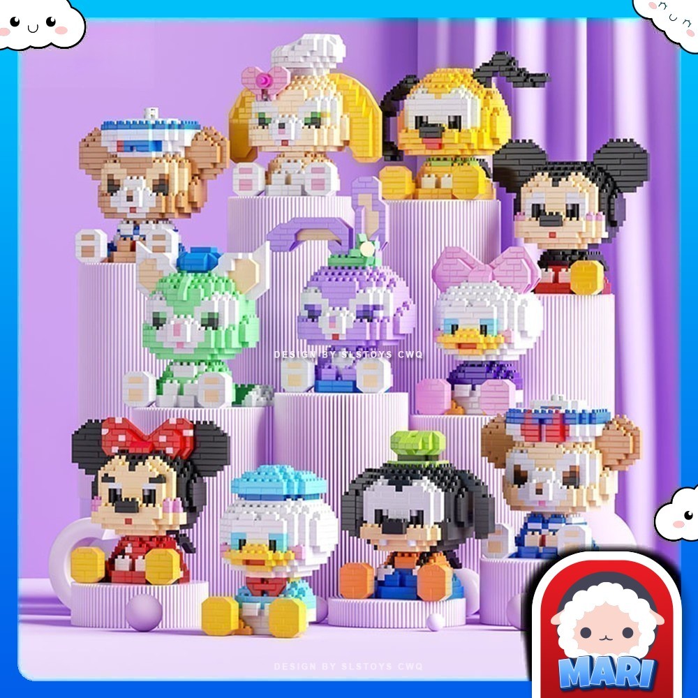 BRICKS MODELS Cute Cartoon Series Nano Block Mini Block Gift Decoration ...
