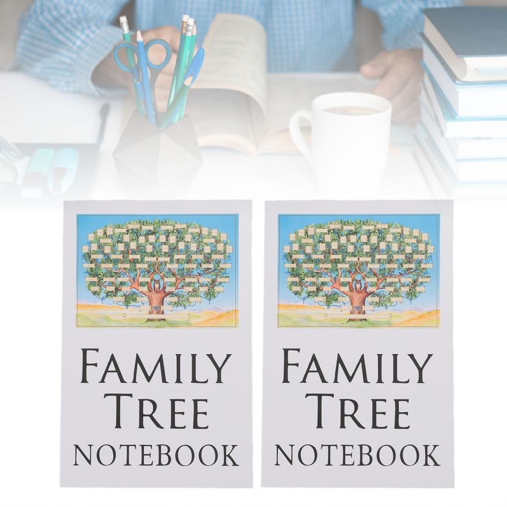 Lhome Family Tree Notebook Genealogy Workbook Descendants Note Research ...