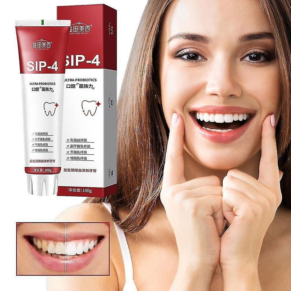 SP-4 Probiotic Whitening Toothpaste 120g Probiotic Whitening Refresh ...