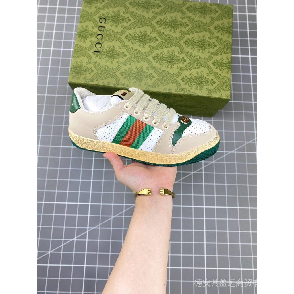 Gucci Distressed Screener sneaker Classic Prototype Vintage Versatile ...
