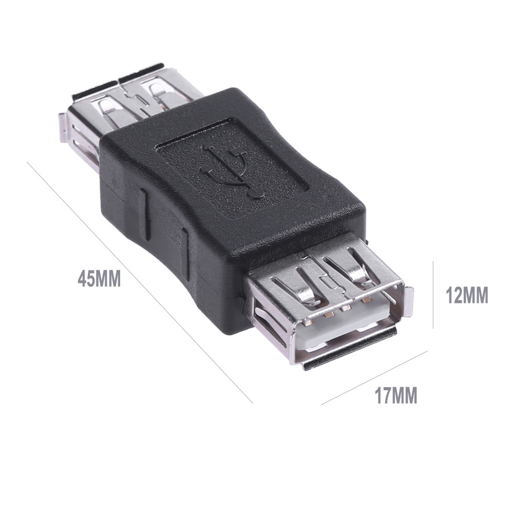 USB Female to Female Connector USB Double Female Head Conversion ...