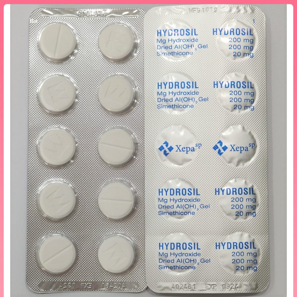 Xepa Hydrosil 500mg Tablets 10's (Gastric Pain Relief) | Shopee Malaysia