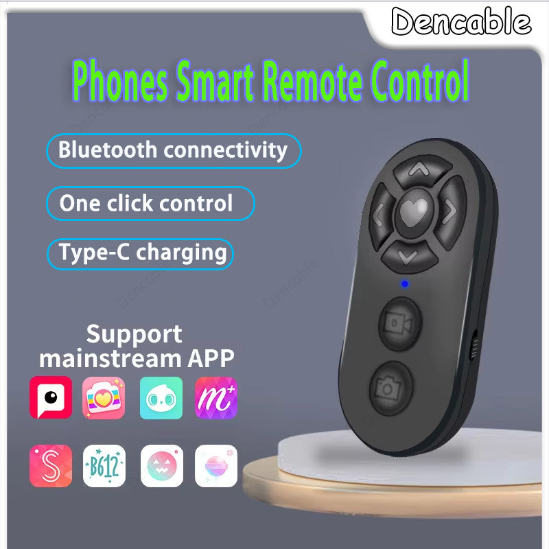 Bluetooth Shutter Selfie Remote Control Wireless Phone Controller ...