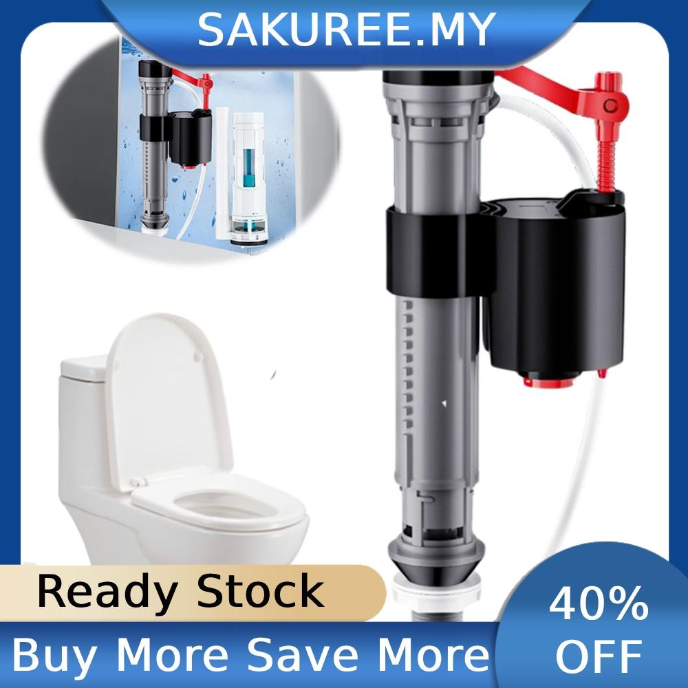 Adjustable Height Universal Toilet Fill Valve (19.5-30.5cm) for Tanks ...