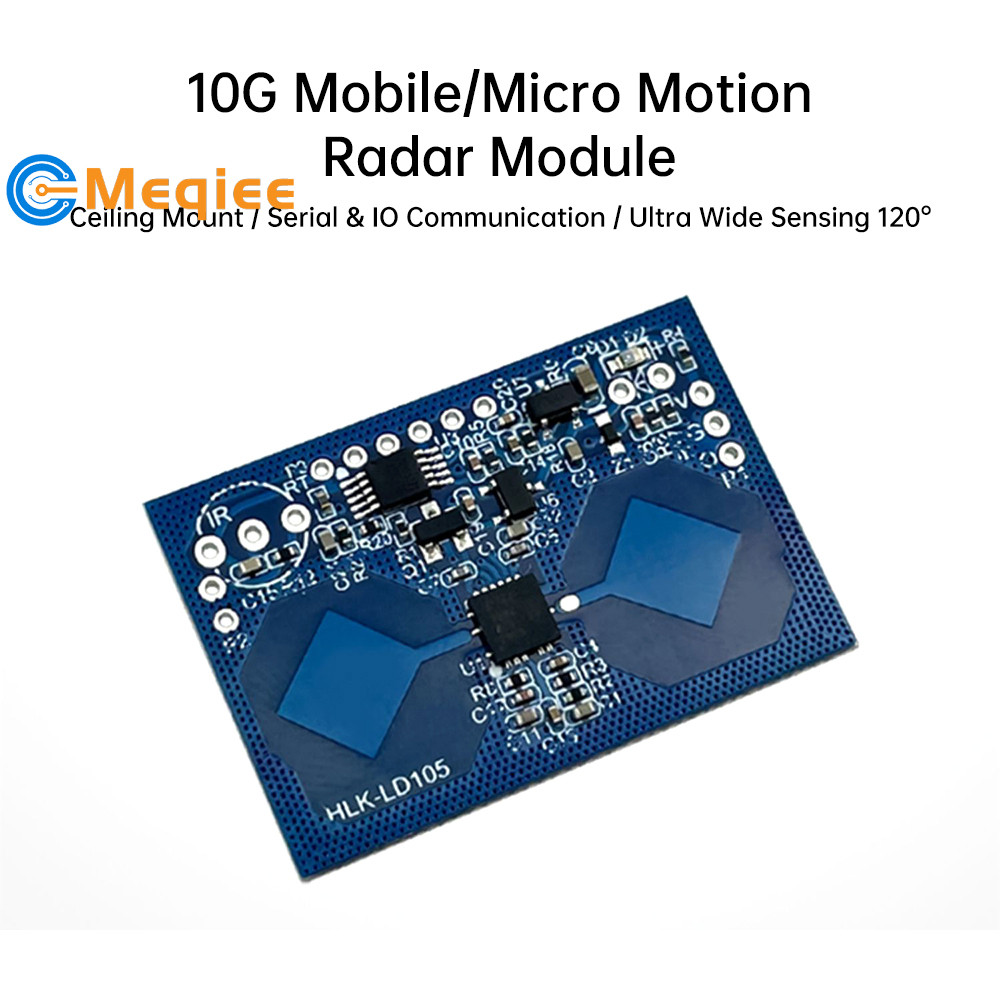 HLK-LD105 10G Microwave Radar Micro Motion Sensor Module Ceiling Human ...