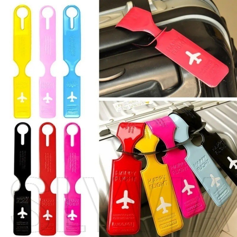 1/3Pcs Strip Luggage Tags - Colorful Boarding Tag - Travel Trolley ...