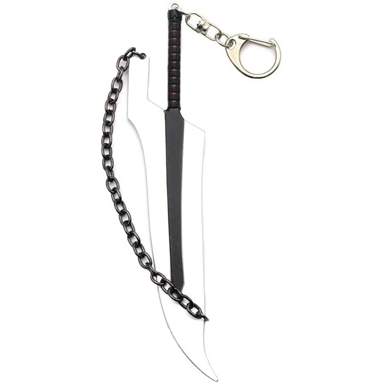 Ichigo Zangets Keychain - Bankai Tensa Zangetsu and Dual Zangets Blades ...