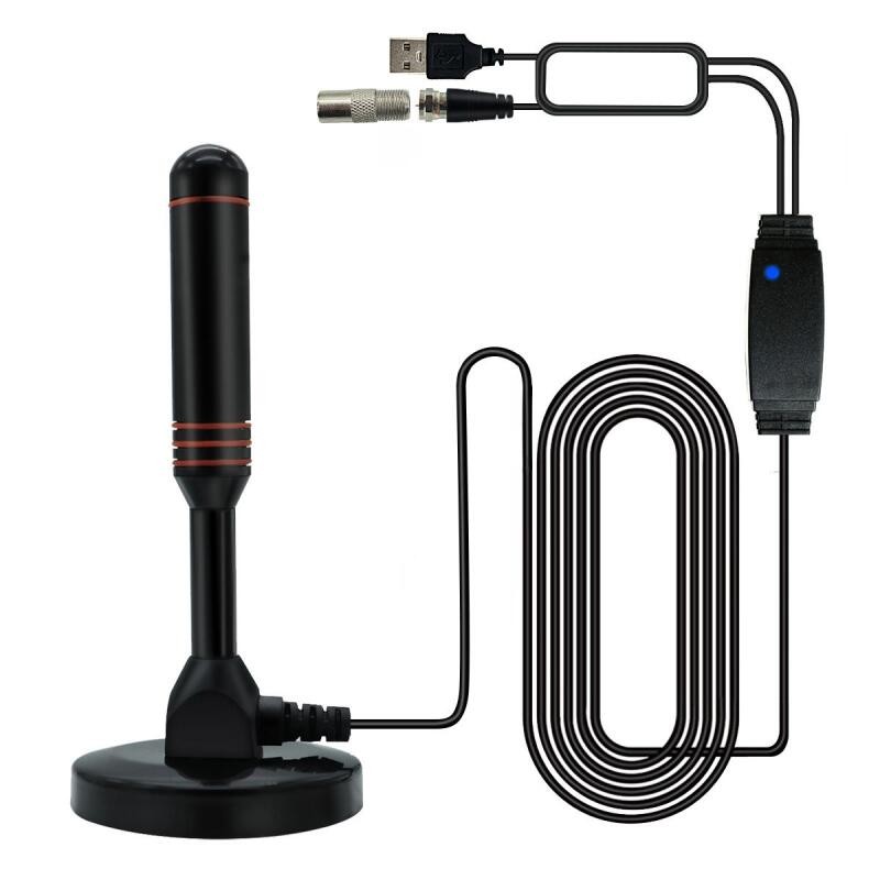 Digital TV Antenna Indoor Ground Wave Antenna Extended Suction Cup 2 ...