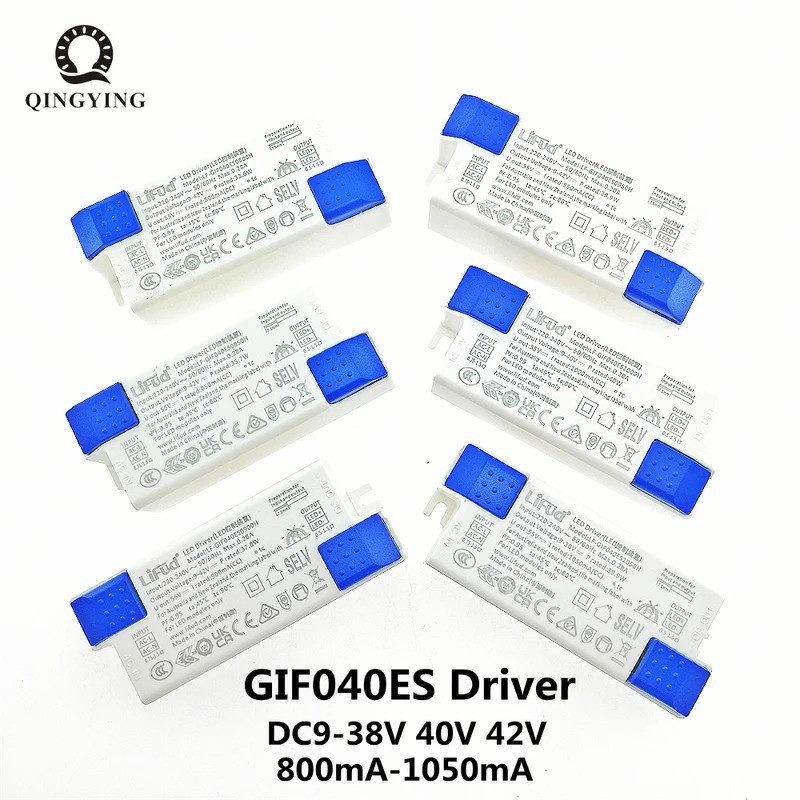 No Flicker DC9-42V Output Lifud LED Driver GIF040ES 800mA 850mA 900mA 950mA 1000mA 1050mA For ...