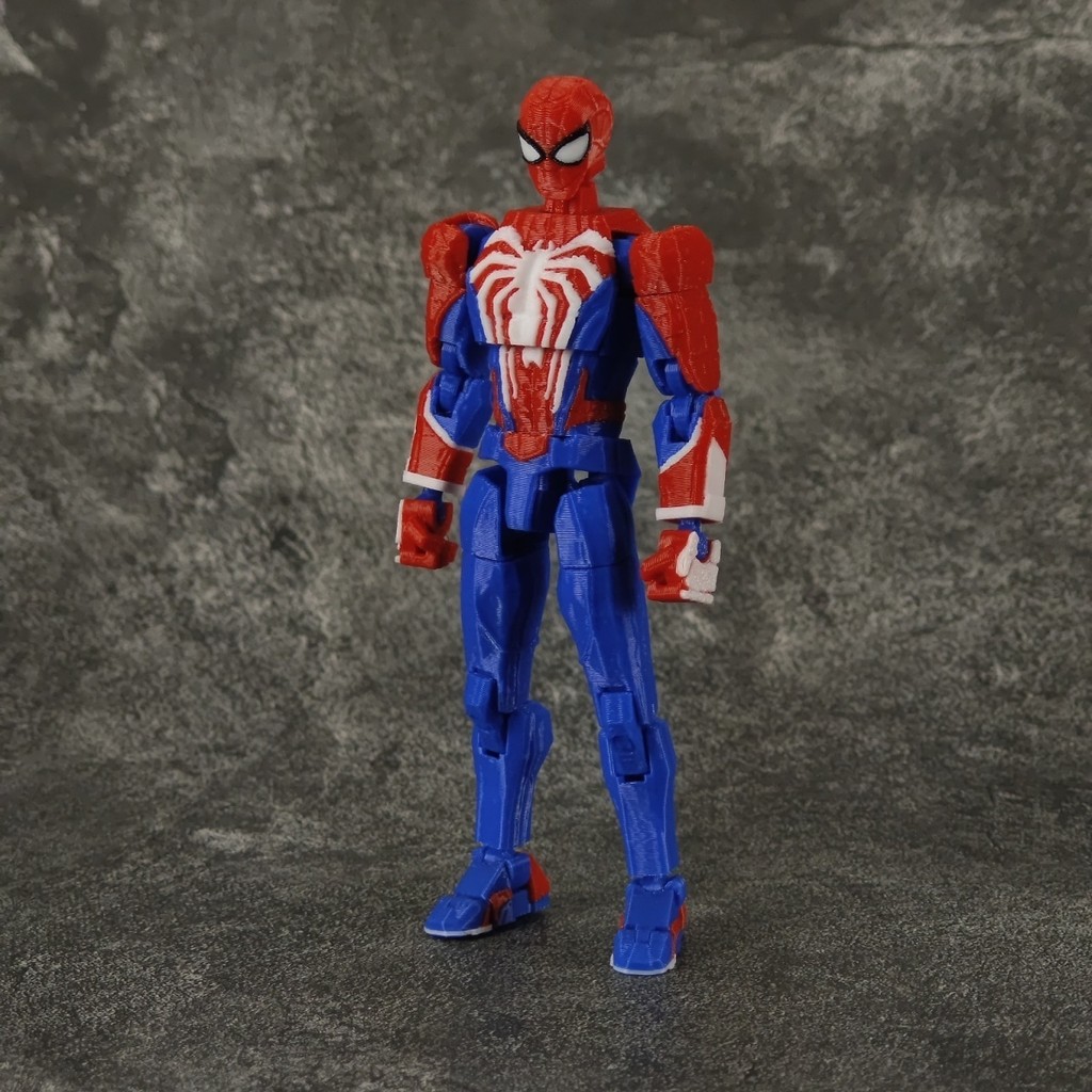 Marvel Spider-Man 2 Multi-Joint Movable Lucky 133D Printing Movable ...
