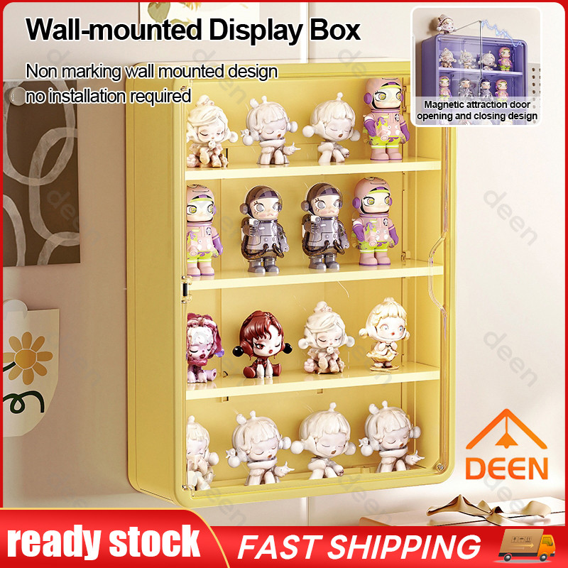 Popmart Wall mounted acrylic display rack blind box storage display ...