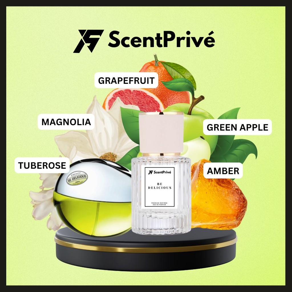 SCENT PRIVE BE DELICIOUS INSPIRED PERFUME HIGH QUALITI TAHAN LAMA MESRA ...