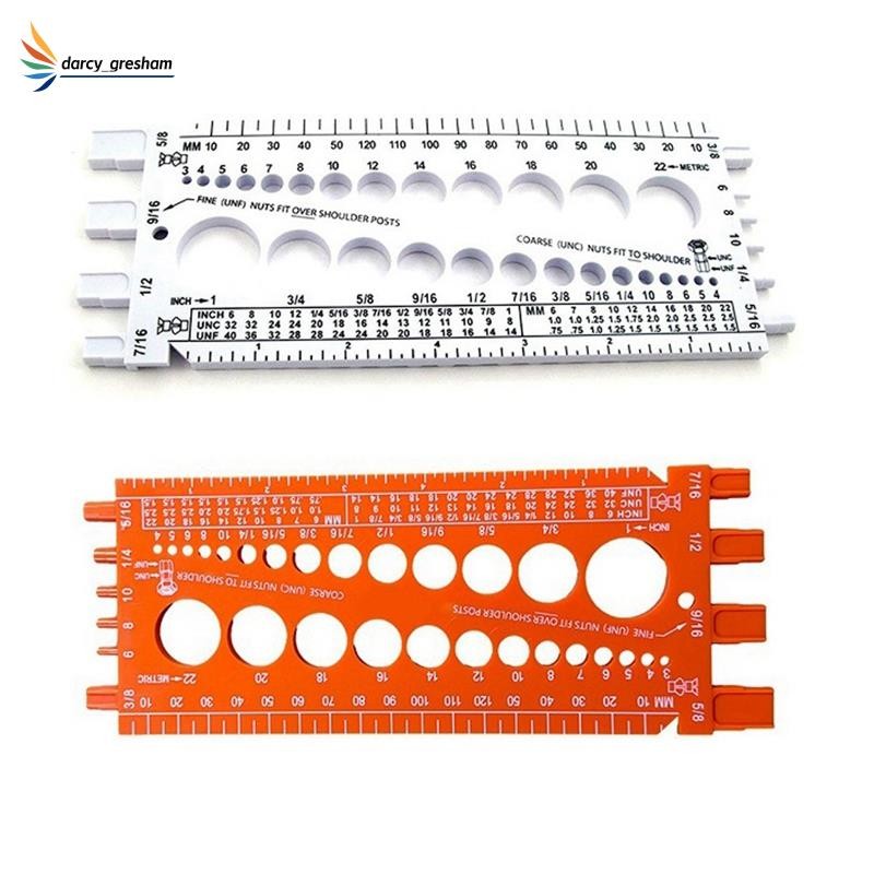 Bolt Nut Thread Inch&Metric Thread Tester Bolt Gauges Measuring Tool ...