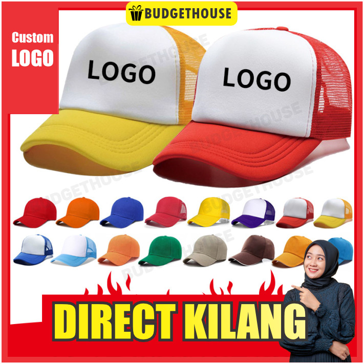 Custom Topi Cetak Logo Nama Print Adjustable Snapback Trucker Cap ...