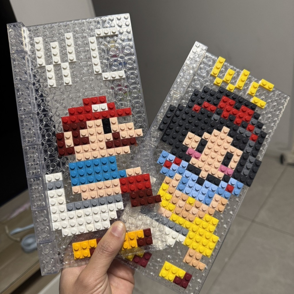 Transparent Transparent Suspended Mario Toilet Building Block House ...