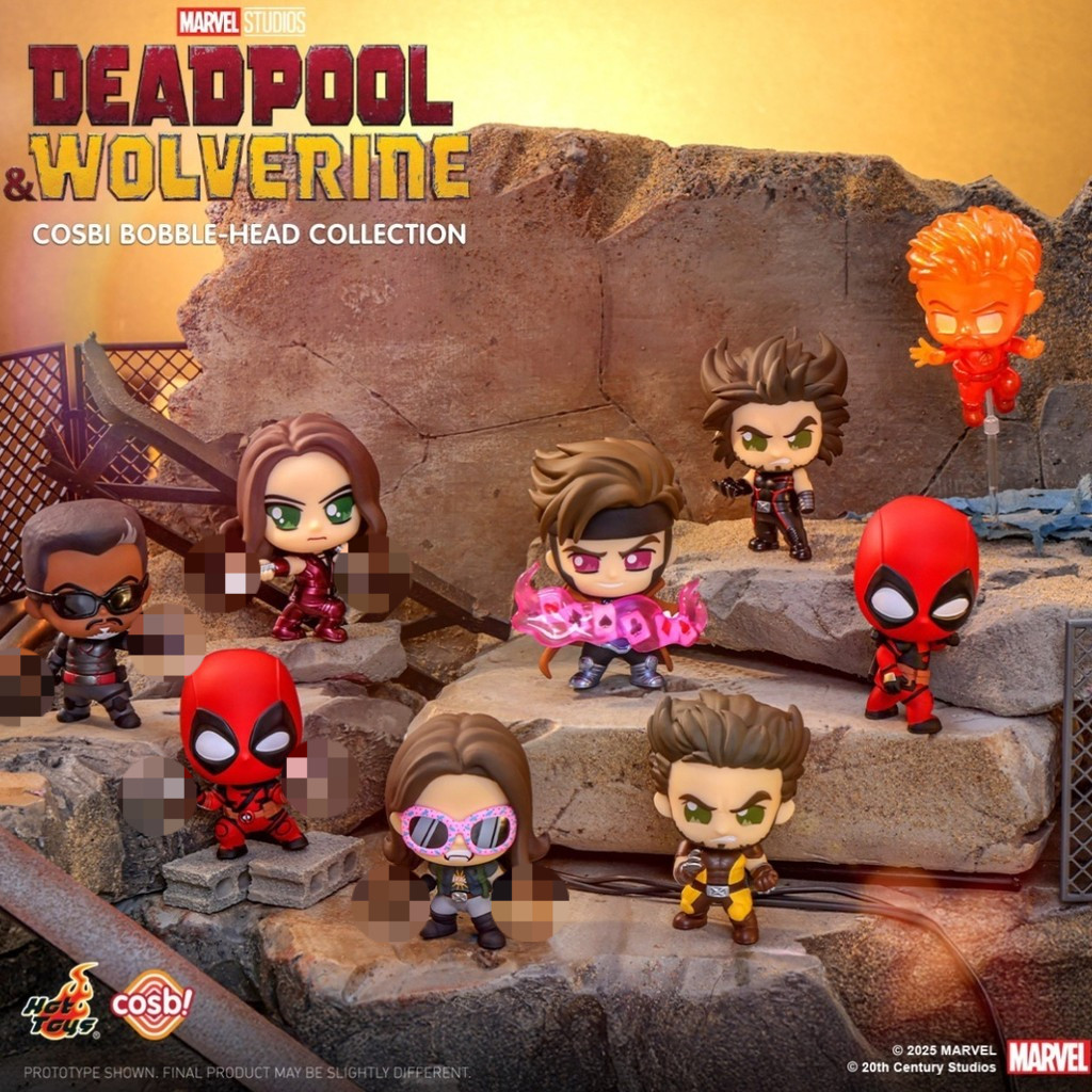 Genuine Hot Toys Deadpool and Wolverine Mystery Box Second Bomb Figure ...