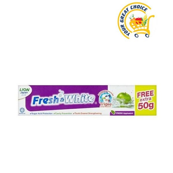 Fresh & White Toothpaste Apple Mint 275g | Shopee Malaysia