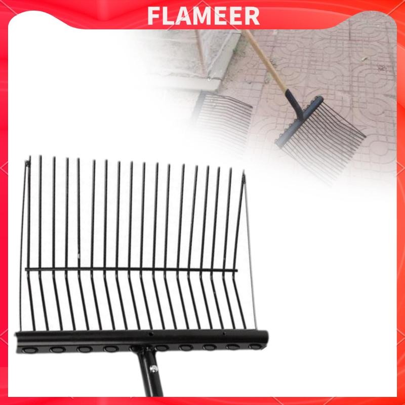 [FlameerMY] Metal Manure Fork Head Black with Angled Tines for Garden ...