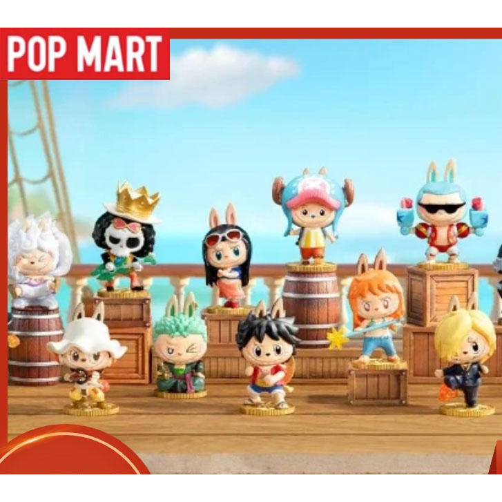 P POPMART POPMART LABUBU LABUBU One Piece Series Mystery Box One Piece ...