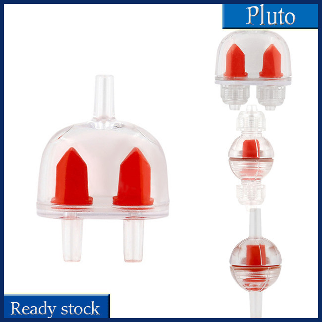 NEW Fish Tank Air Pipe Tube Check Valve Aquarium Oxygen Pump Tee Check ...