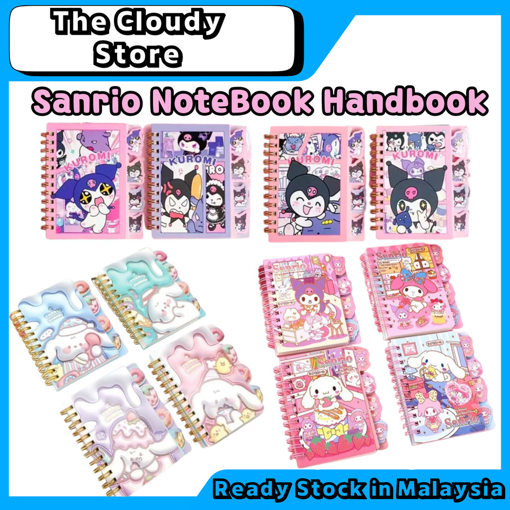 Ready Stock !!! Sanrio Notebook Handbook Cute Boy Girl Gift Buku Nota ...