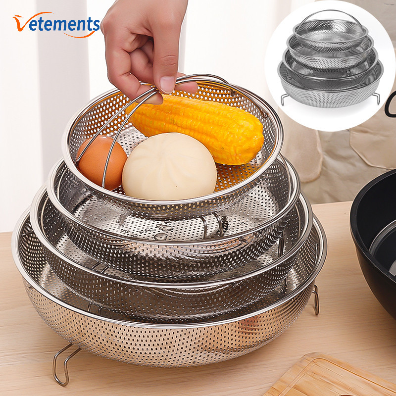 Practical Stainless Steel Fish Steamed Tray with Handle Base Adjustable ...