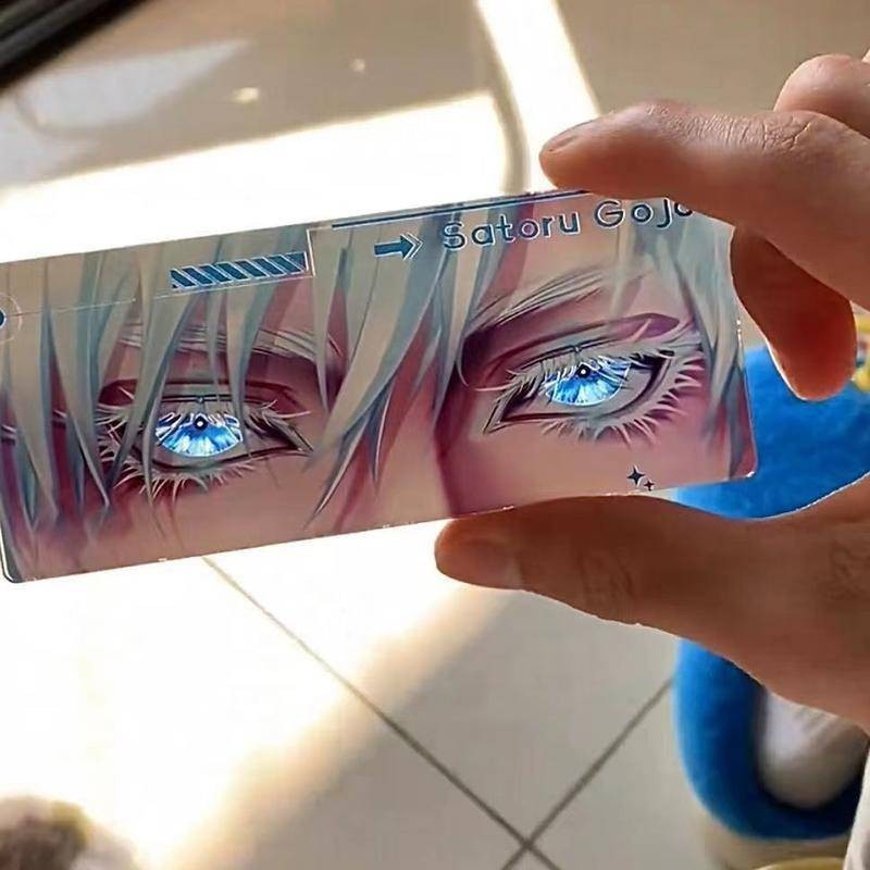 New Anime Jujutsu Kaisen Gojo Satoru Blue Six Eyes Bookmarks Acrylic ...