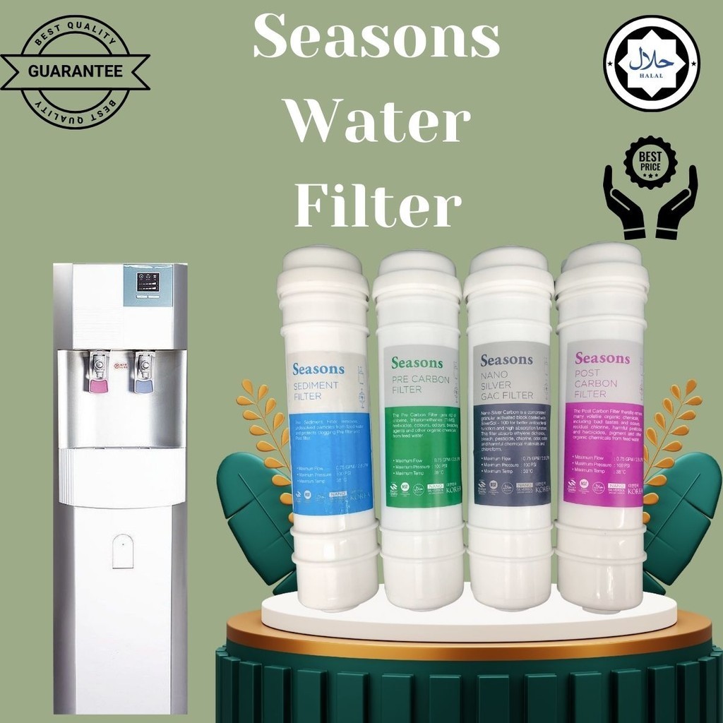 10 Inch Mineral Korean water filter set (Flushing Membrane) | Shopee ...