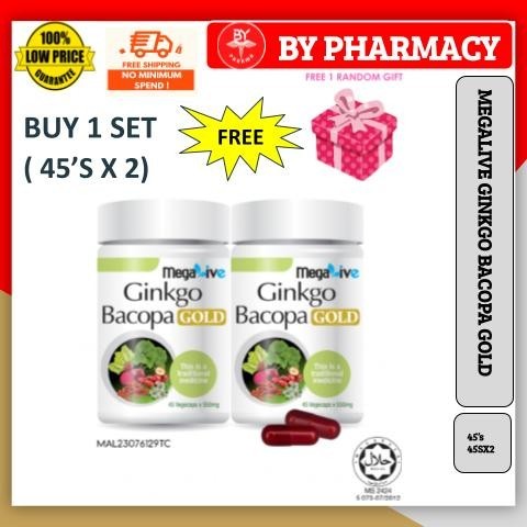 MegaLive Ginkgo Bacopa Plus Gold (2x45's) | Shopee Malaysia