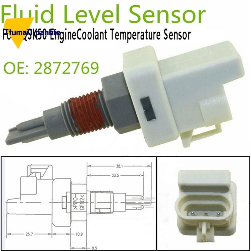 Coolant Fluid Level Sensor 2872769 2872768 4928568 for Cummins QSK50 ...