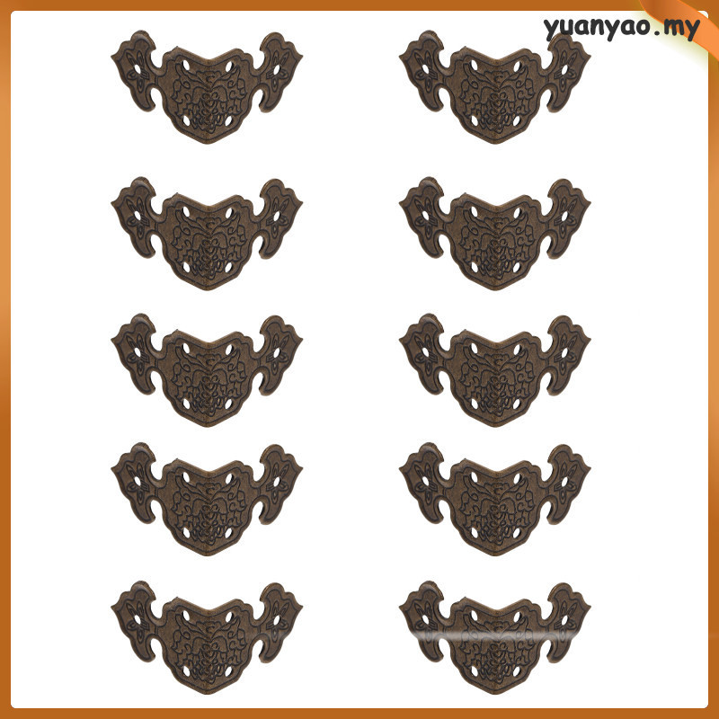 10 Pcs Vintage Corner Protector Guard Jewelry Boxes Paperplates Table ...
