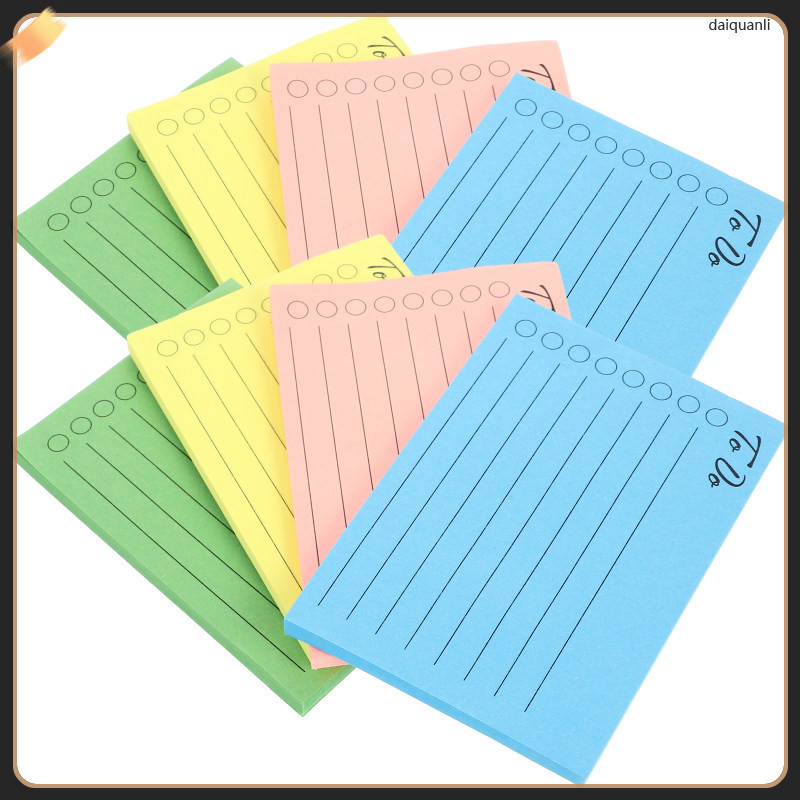 Colored Index Cards Portable Note Pads Scrapbooking Stickers Sticky ...