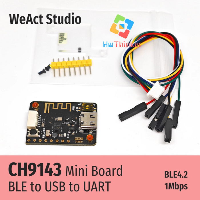 Weact CH9143 BLE/UART/USB Module BLE/USB to Serial/TTL UART | Shopee Malaysia