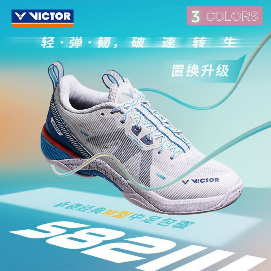 Victor 2024 S82III Badminton Shoes Apriani Rahayu Sport Footwear Unisex ...