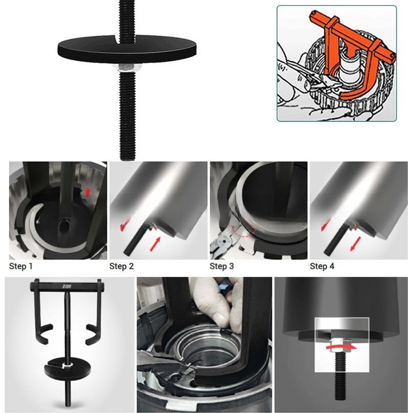 tool for disassembling and compressing in automatic transmissions ...