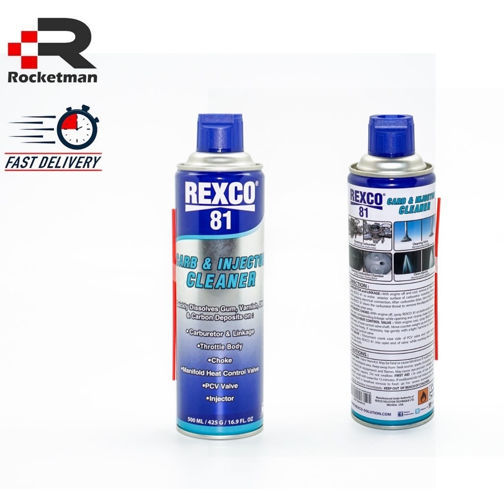 REXCO 81 CARB & INJECTOR CLEANER LUBRICANT (500ML) | Shopee Malaysia